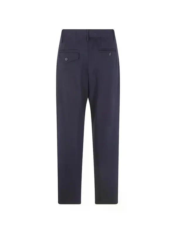 SEMICOUTURE Tera Pleated Straight-leg Trousers