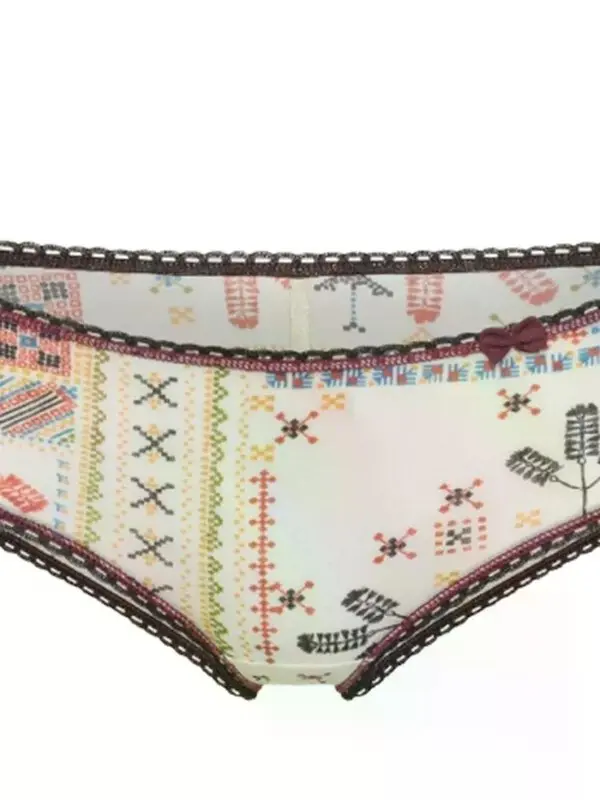 Momoni Amaca Printed Briefs - Neutrals