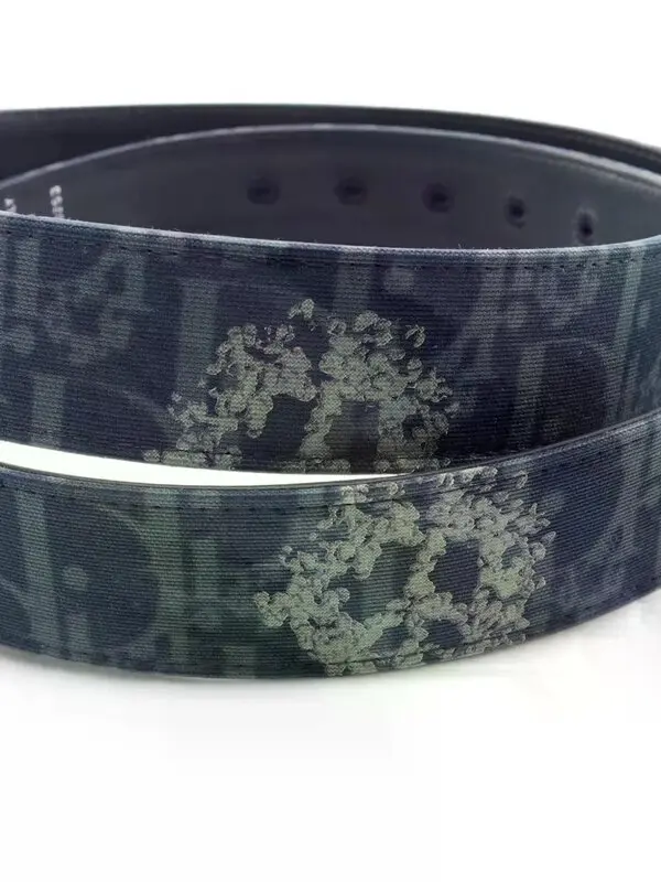 Dior X Denim Tears 2010s Oblique Reversible Belt