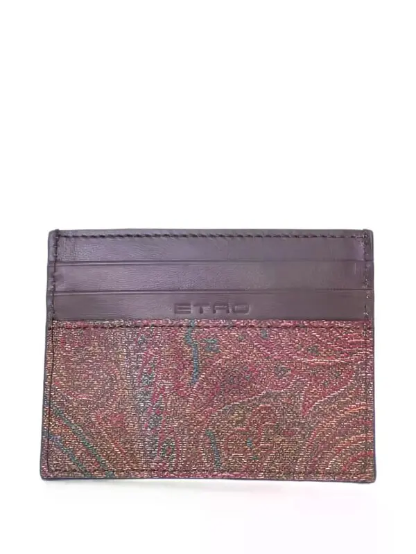 Etro Pegasus Paisley-print Card Holder