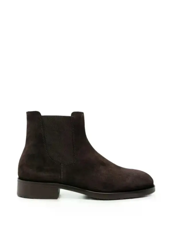 Sandro Elasticated-side Chelsea Boots - Brown