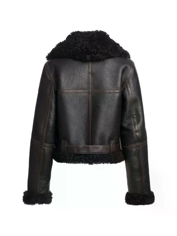 PARAJUMPERS Sarh Shearling Jacket - Brown