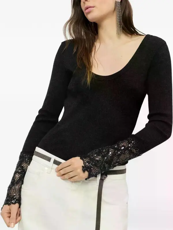 Brunello Cucinelli Ribbed Wool Jersey Sweater