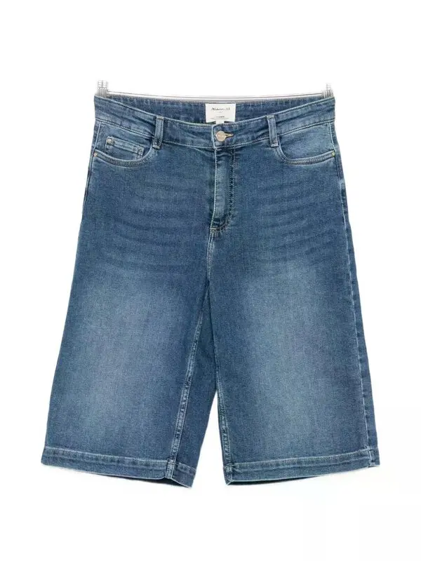 MAISON123 Rayan Denim Bermuda Shorts - Blue