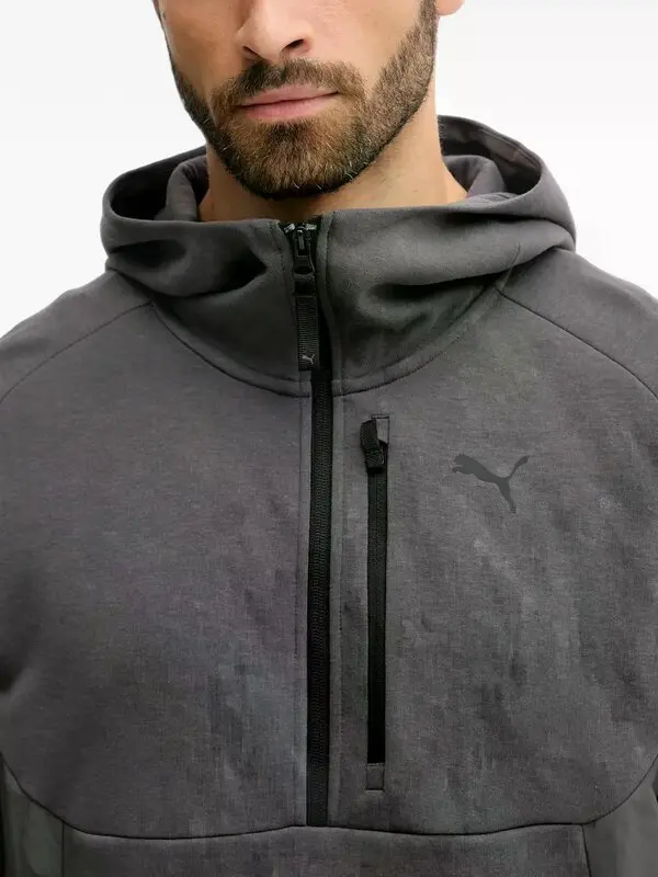 PUMA Quarter-zip Logo-print Hoodie