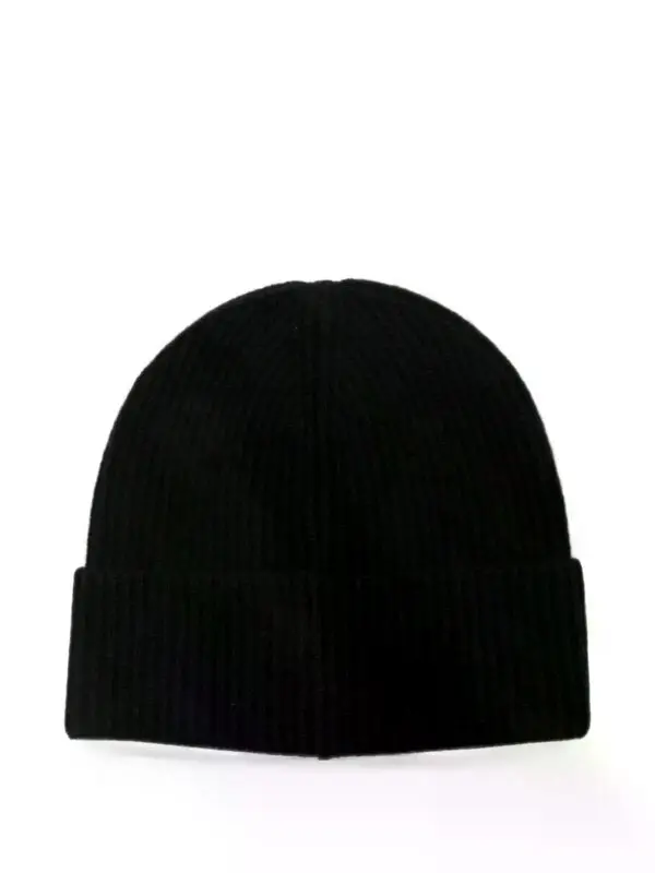 HUGENBERG Ribbed-knit Cashmere Beanie Hat