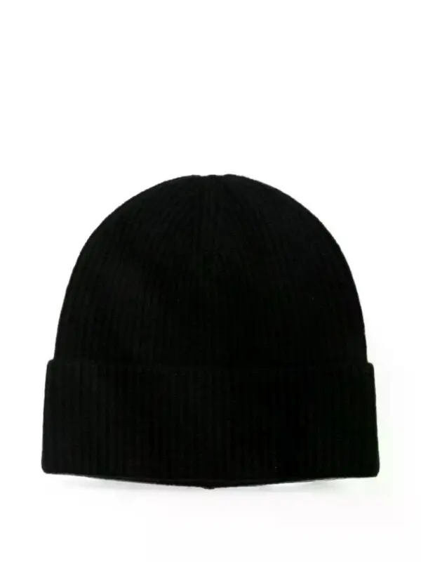 HUGENBERG Ribbed-knit Cashmere Beanie Hat