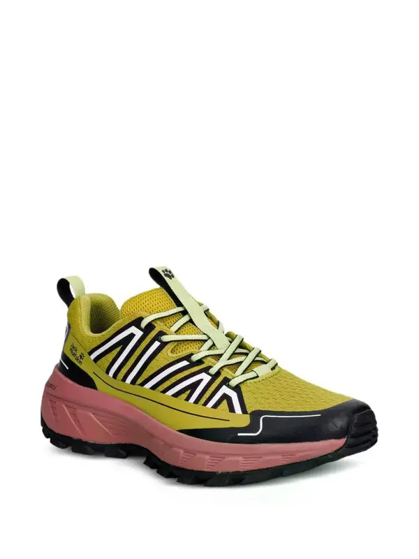 JACK WOLFSKIN Wild Hike Mesh-panelled Lace-up Sneakers