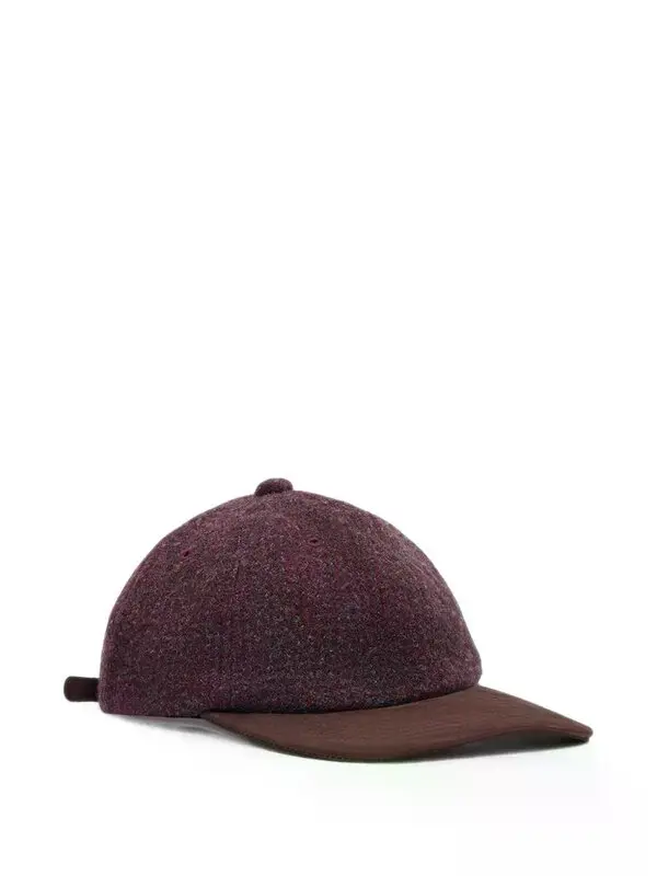 Comme Des Garçons Herringbone-wool Baseball Cap