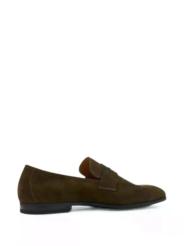 TOM FORD Suede Penny Loafers