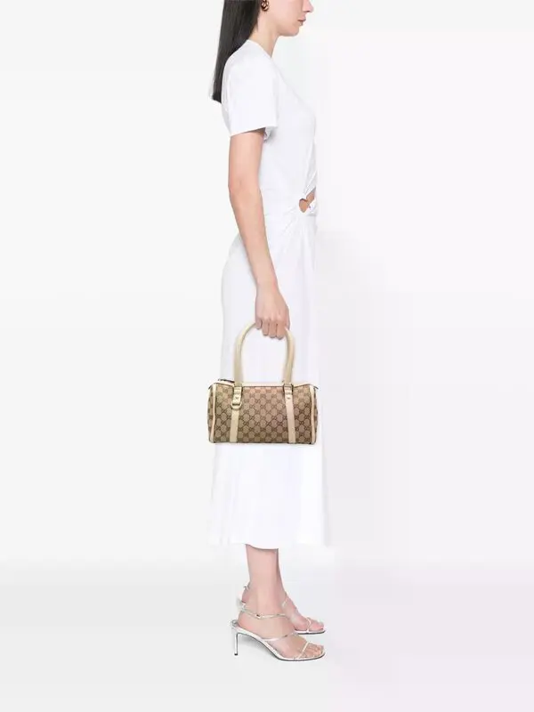Gucci Gg Canvas Abbey D-ring Boston Bag