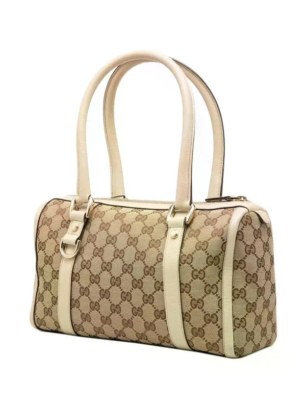Gucci Gg Canvas Abbey D-ring Boston Bag
