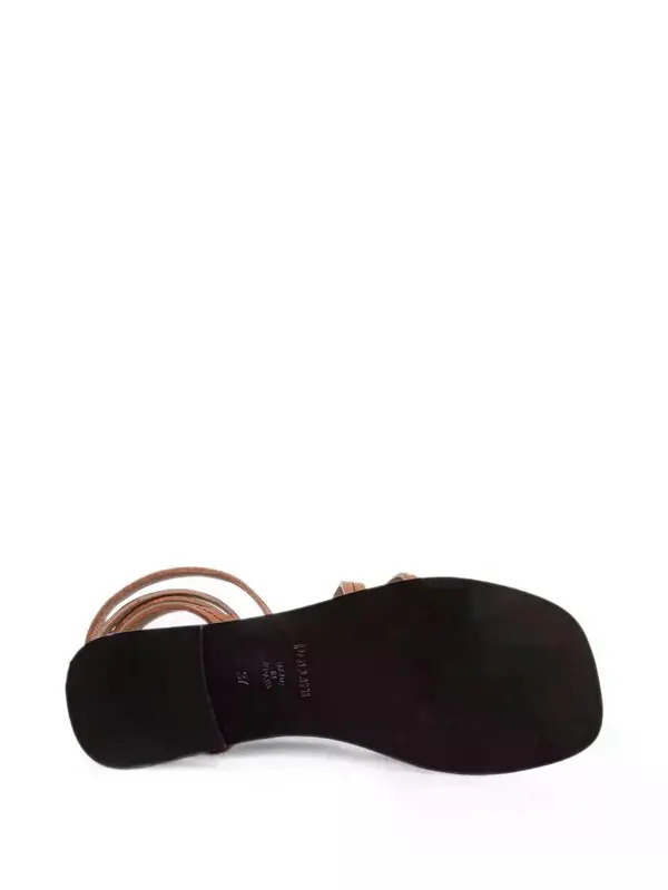 POLLINI Wrap-around Leather Sandals