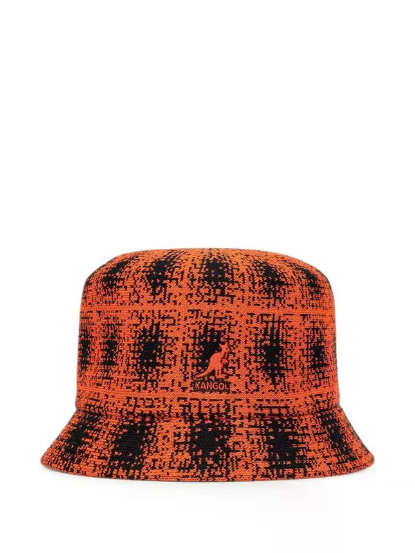 KANGOL Abstract-pattern Bucket Hat