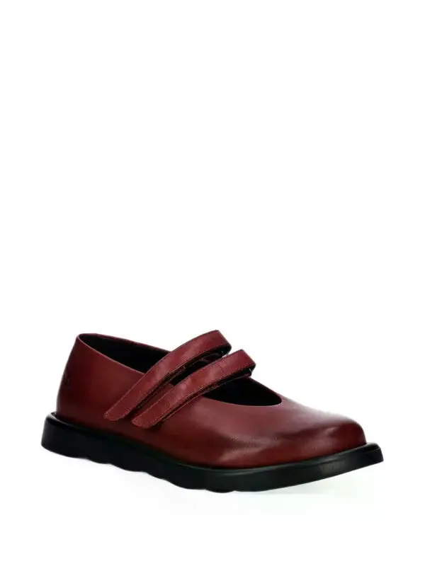 Fly London Tork514fly Touch-strap Leather Ballet Flats