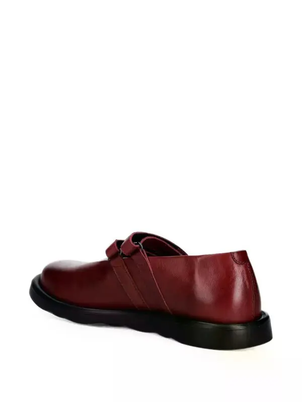Fly London Tork514fly Touch-strap Leather Ballet Flats