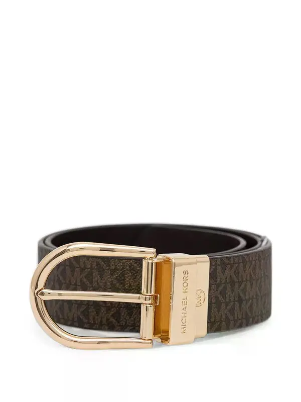 Michael Kors Monogram-print Reversible Belt