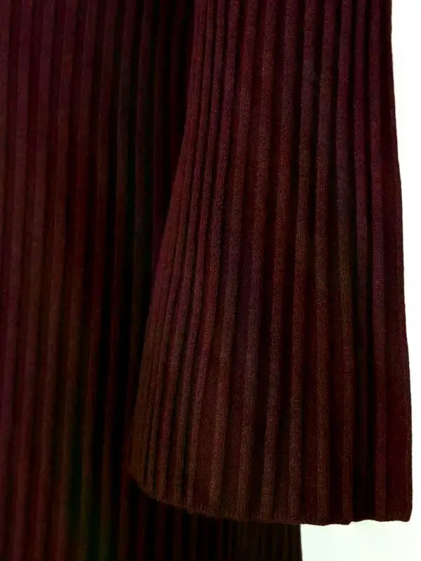 Simkhai Ismelle Belted Ribbed-knit Midi Dress