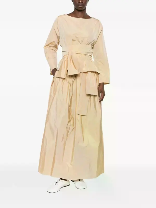CO.GO Belted Boat-neck Top