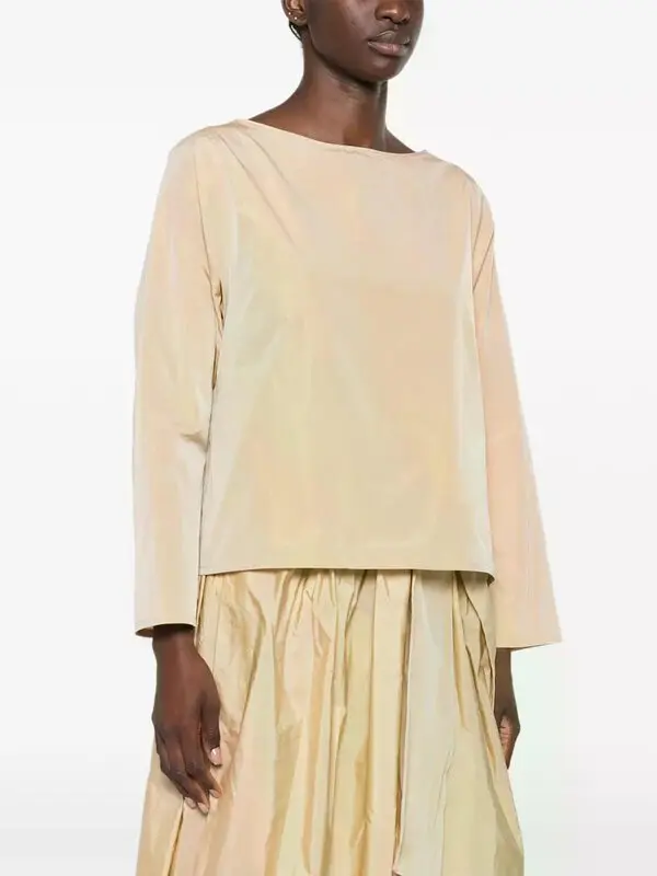CO.GO Belted Boat-neck Top