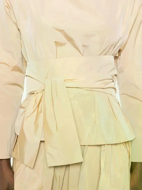 CO.GO Belted Boat-neck Top