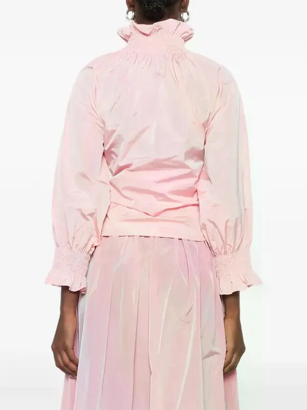CO.GO Bow-detail Ruffled Top