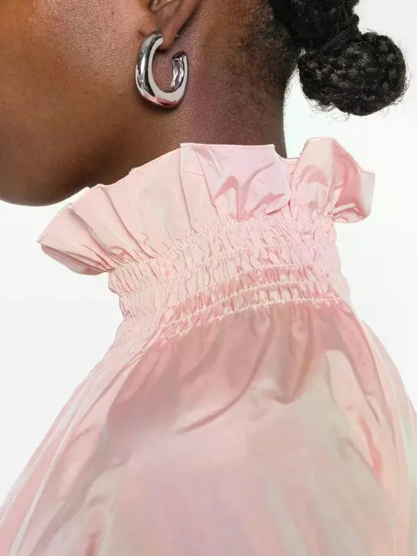 CO.GO Bow-detail Ruffled Top