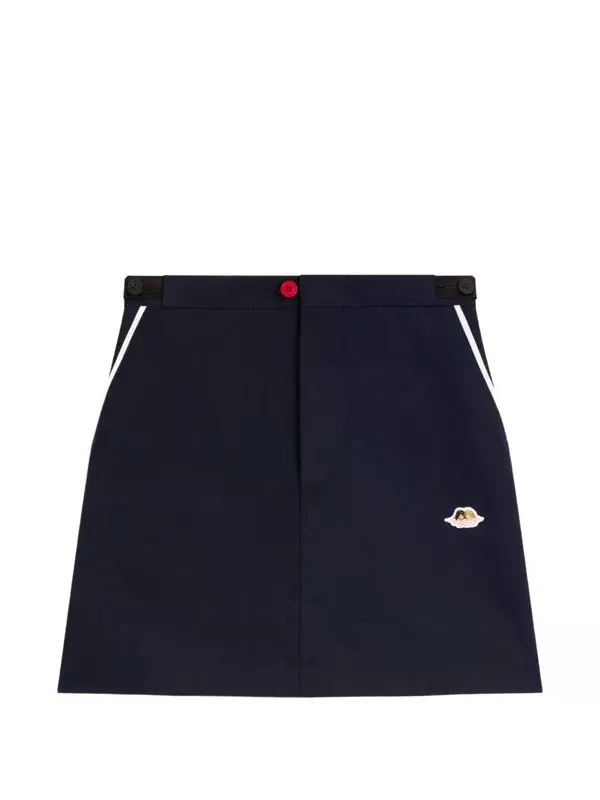 Fiorucci Angel Patch Contrast-piping Mini Skirt