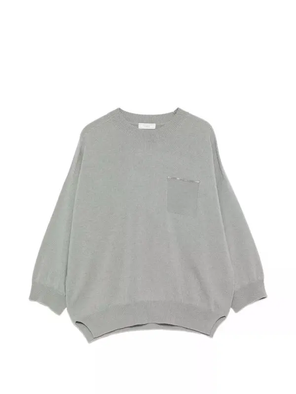 Peserico Chest-pocket Sweater - Grey