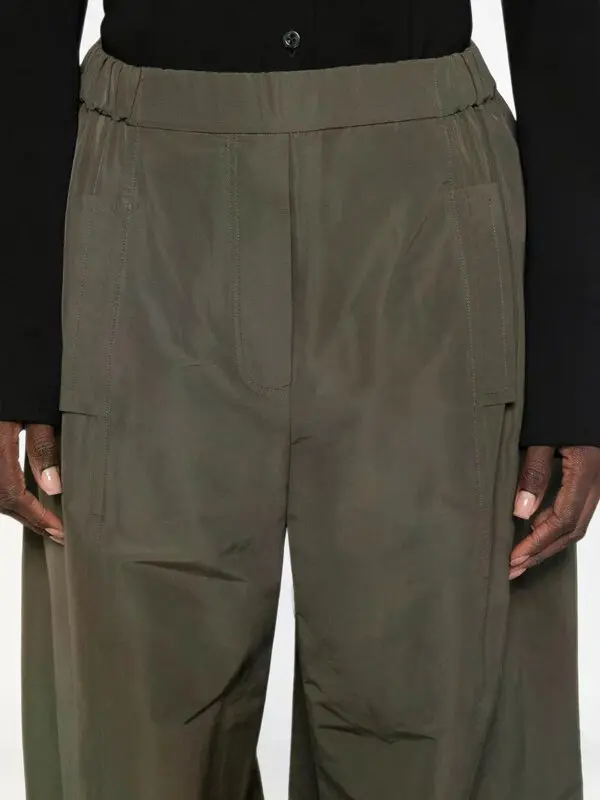 CO.GO Elasticated Wide-leg Trousers