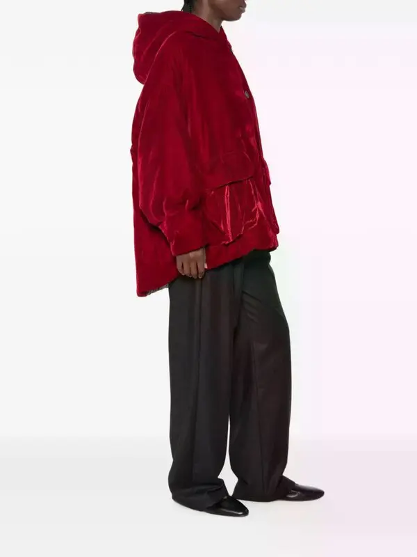 VIRGINIA BIZZI Reversible Hooded Jacket