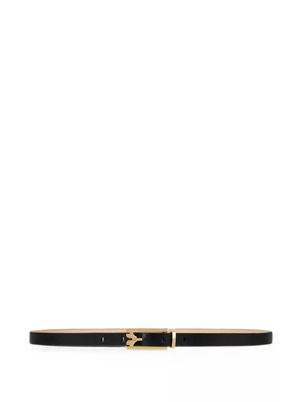 Victoria Beckham Dorian Leather Belt - Black