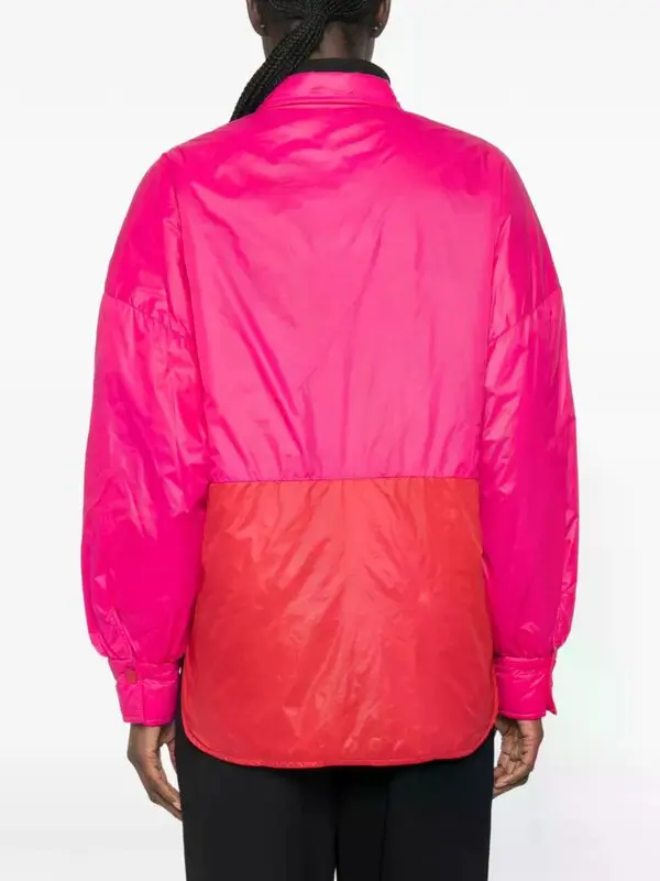 VIRGINIA BIZZI Colour-block Padded Coat
