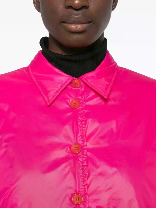 VIRGINIA BIZZI Colour-block Padded Coat