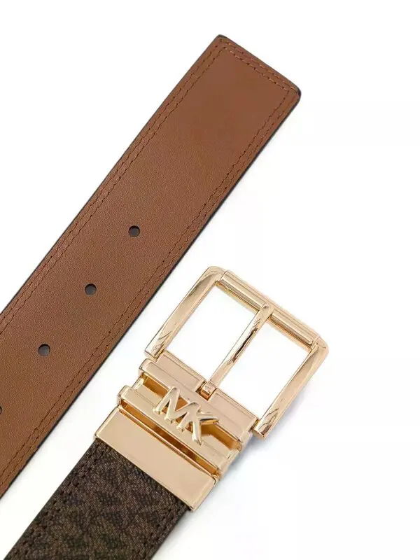 Michael Kors Monogram-print Reversible Belt