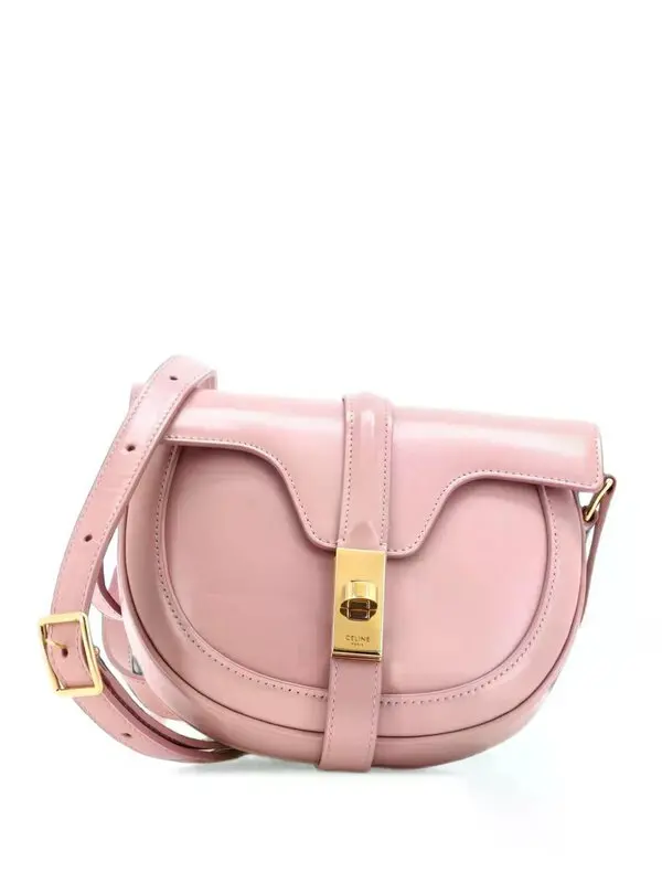 Celine Besace 16 Bag Smooth Calfskin Small Crossbody Bag - Pink