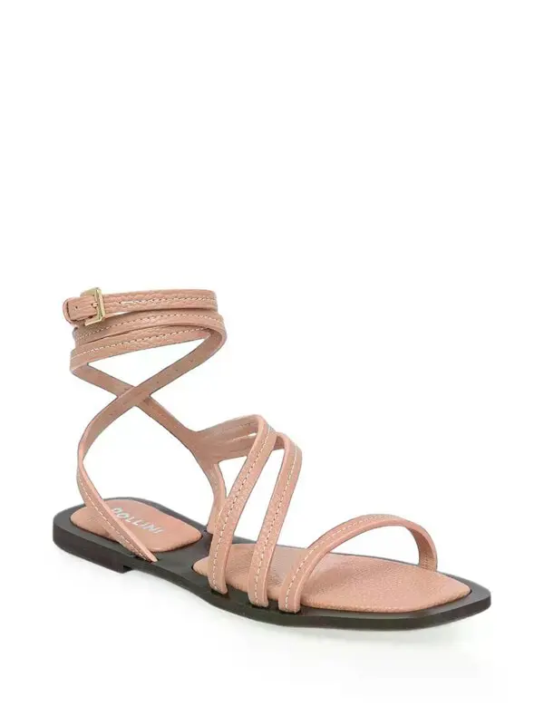 POLLINI Wrap-around Ankle-strap Sandals