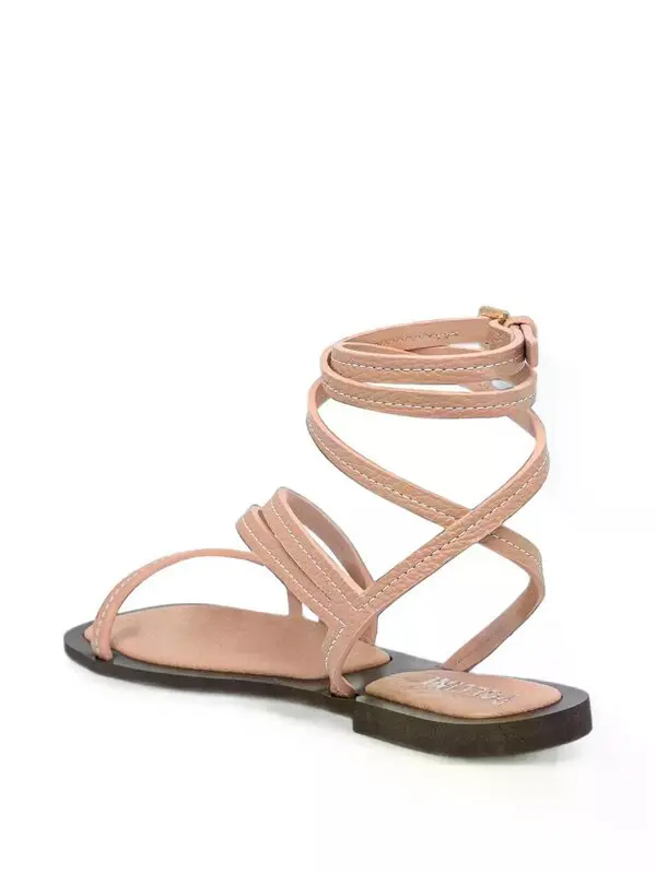 POLLINI Wrap-around Ankle-strap Sandals