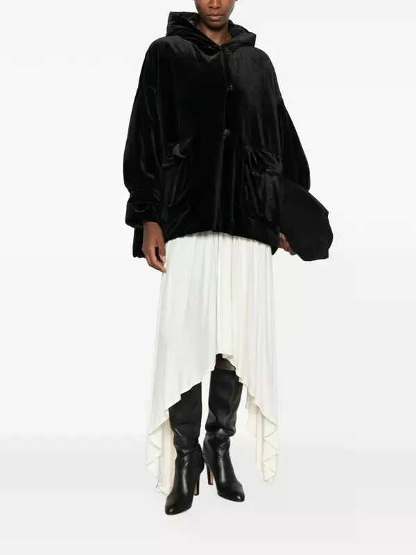 VIRGINIA BIZZI Americana Reversible Jacket - Black