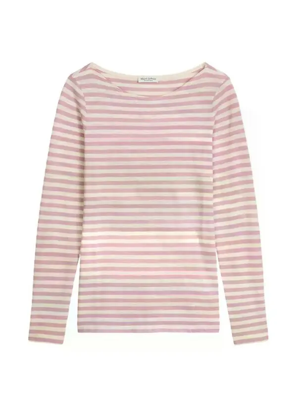 Marc O'polo Striped Long-sleeve T-shirt - Pink