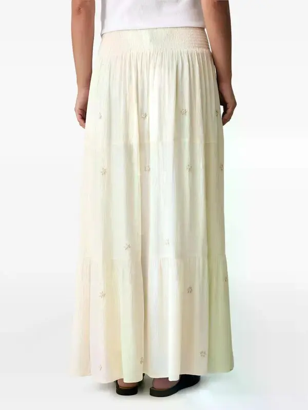 HOSS INTROPIA Roxana Bead-embellished Tiered Maxi Skirt