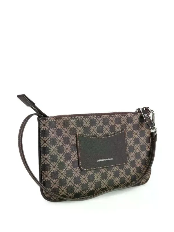 Emporio Armani Monogram Print Shoulder Bag