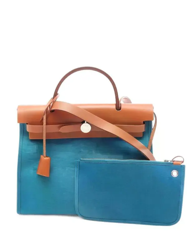 Hermès Herbag Zip Tote Bag - Blue