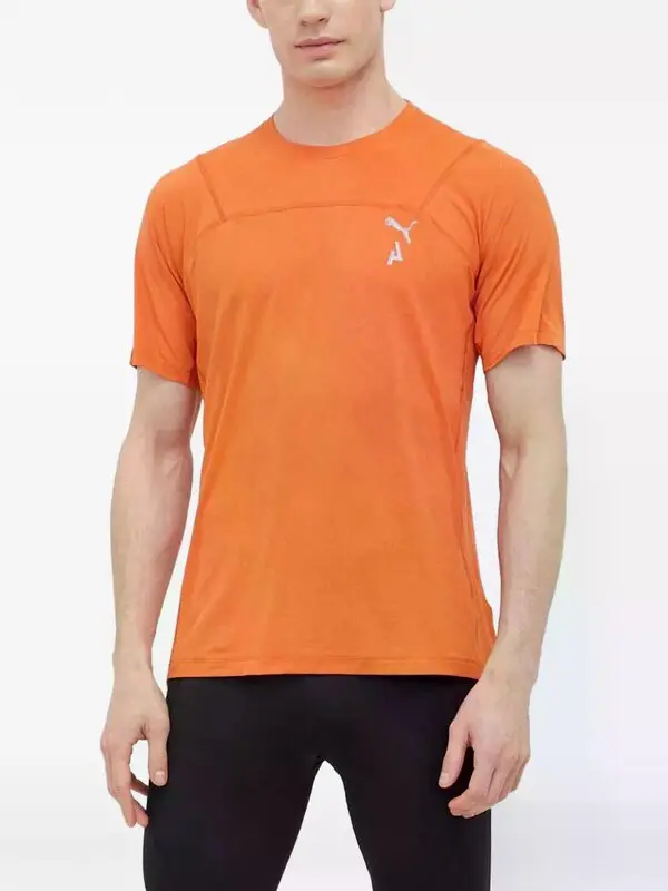 PUMA Seasons Logo-print T-shirt - Orange