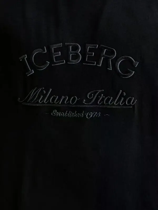 Iceberg Logo-embroidered T-shirt