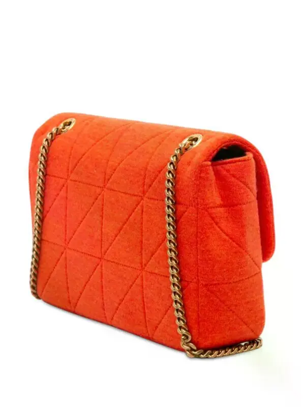 Saint Laurent 2024 Medium Jersey Wool Patchwork Jamie Crossbody Bag