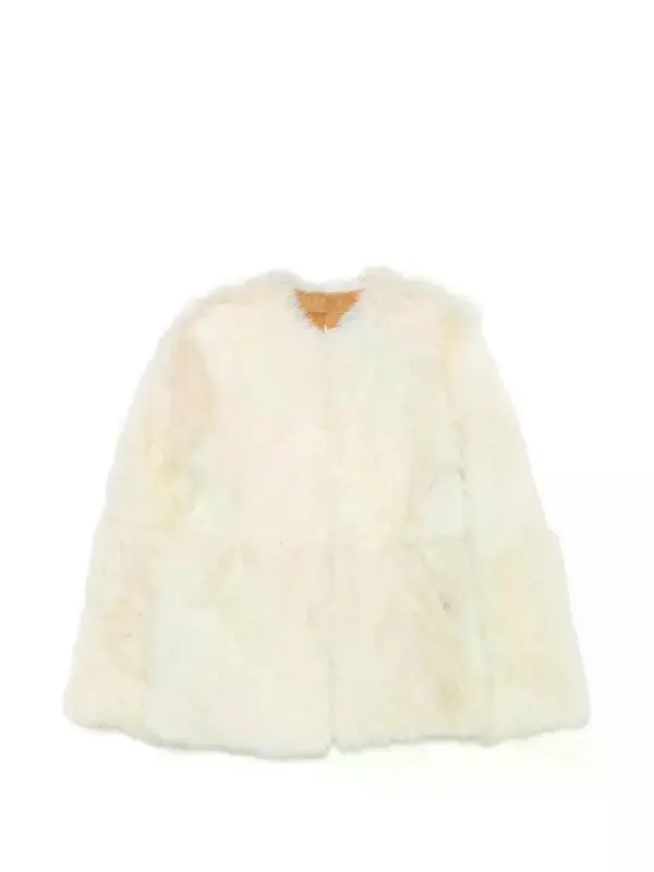 JADIA Kate Shearling Jacket - Neutrals