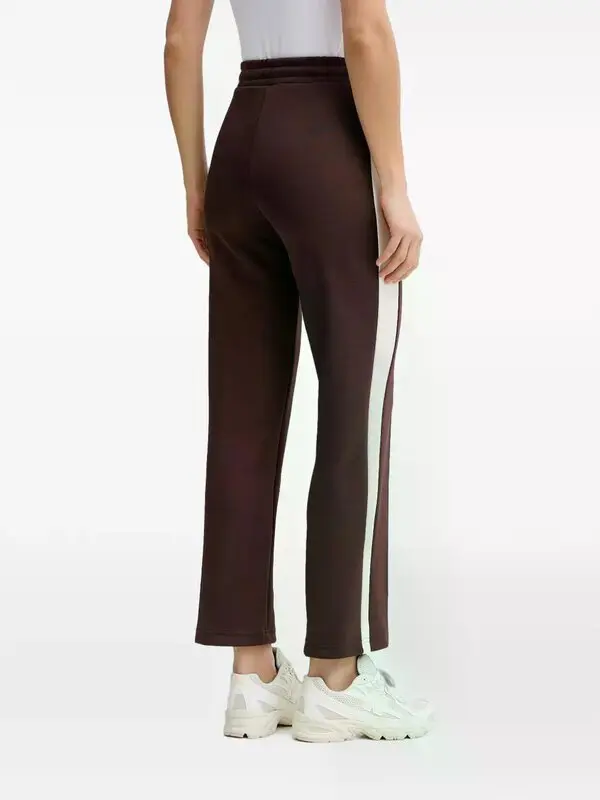 PUMA T7 Logo-embroidered Side-stripe Track Pants