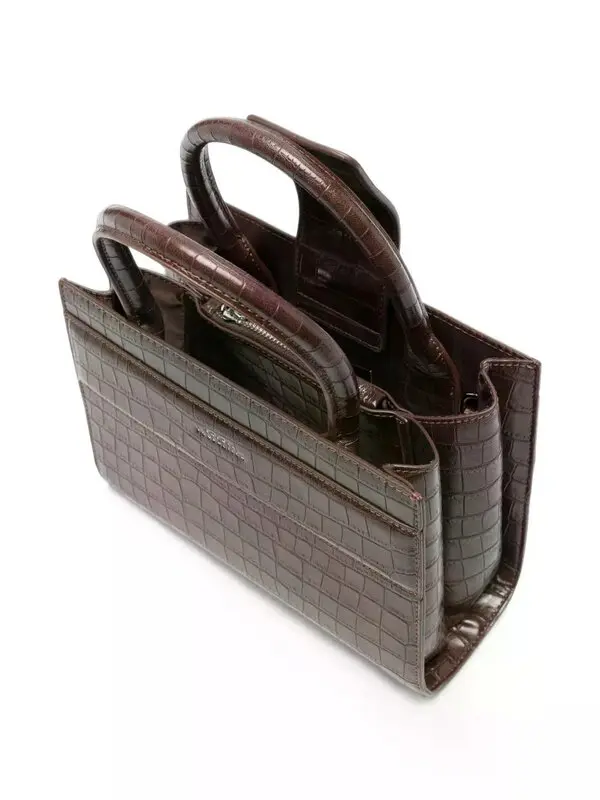 TWENTY FOURHAITCH Serane Crocodile-effect Shoulder Bag