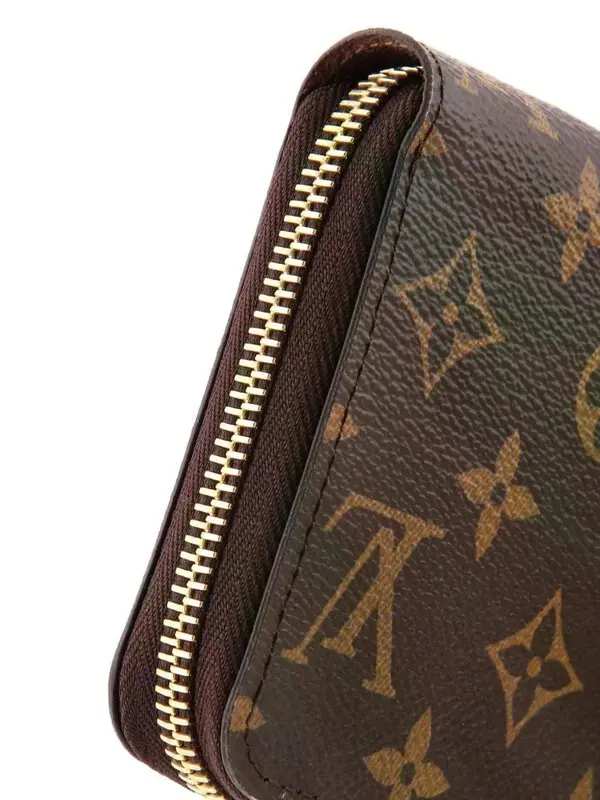 LOUIS VUITTON Zippy Wallet Monogram Canvas Small Wallets